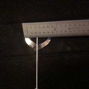 Jewelry | Vintage Sterling Silver Heart Shaped Stick Pin | Poshmark